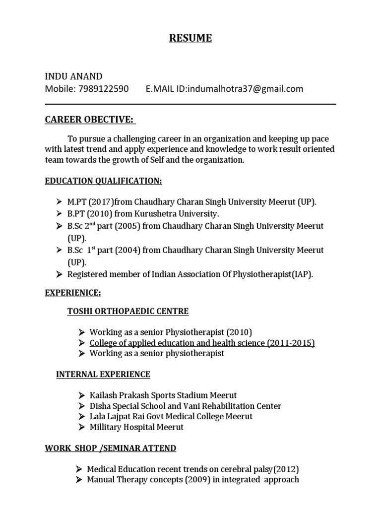 G RAMESH Resume | PDF