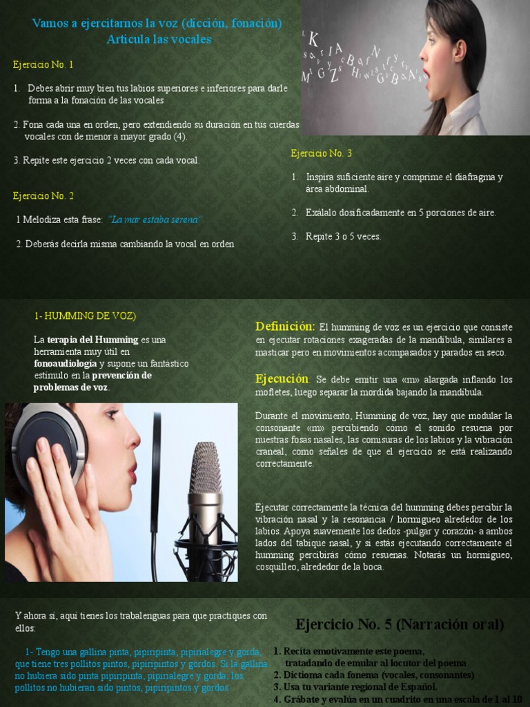 Higiene Vocal y Activivdades de Improvisación | PDF | Vocal | Voz humana