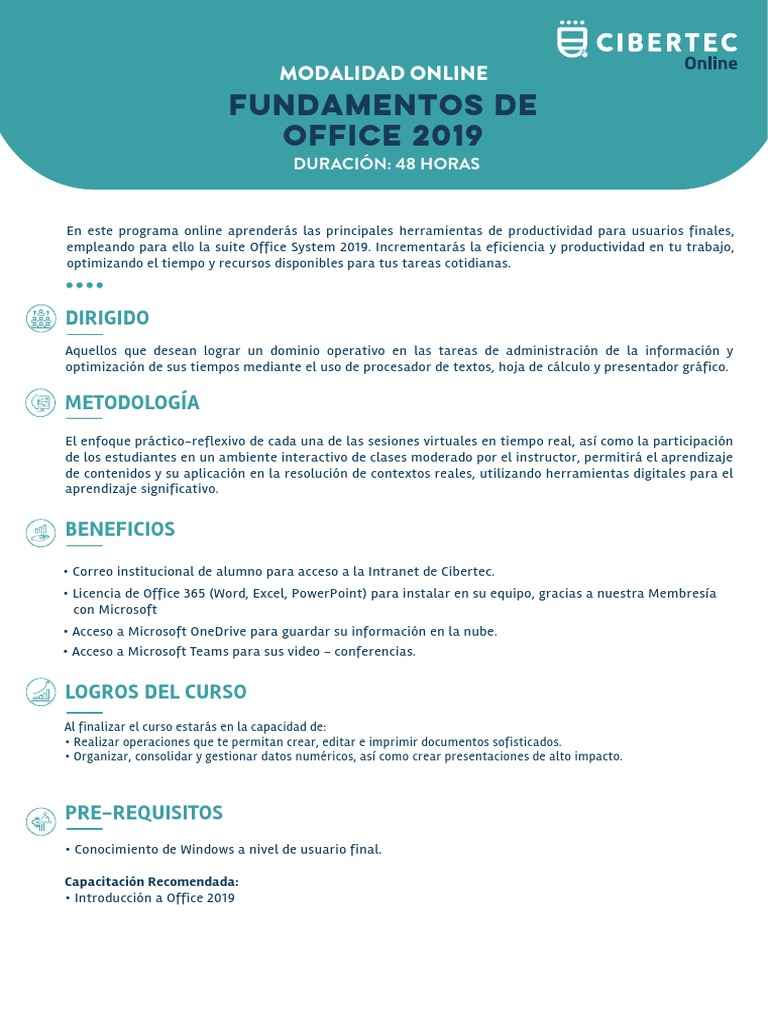 Fundamentos Office 2019 - 2 | PDF | Microsoft Office | Informática