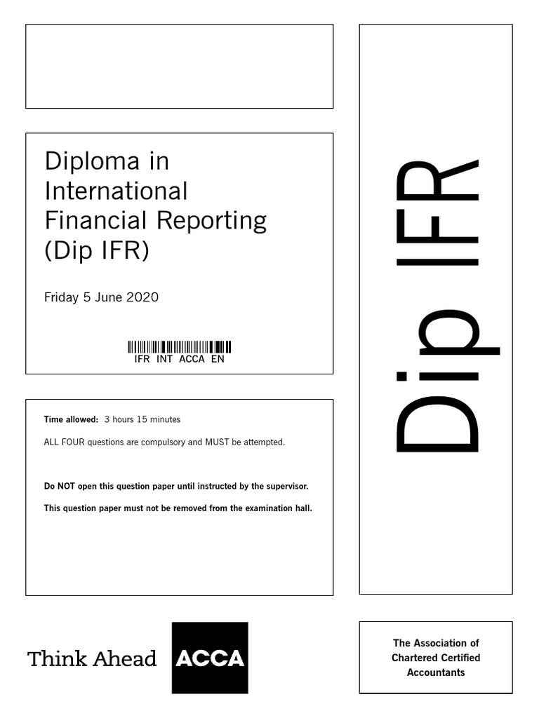 Diploma in International Financial Reporting (Dip IFR) : Friday 5 June ...