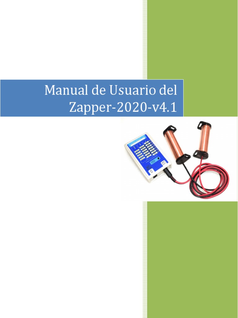 Manual Zapper-2020rev4 ESP | PDF | Resistencia Eléctrica y Conductancia | Series de Fourier