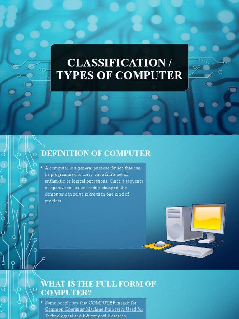 Classification and Evolution of Computer Generations: From Vacuum Tubes ...