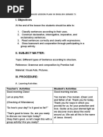 Detailed Lesson Plan in Rising and Falling Intonation | PDF | Question ...