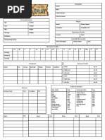 WFRP 4e - Character Sheet | PDF | Leisure | Sports