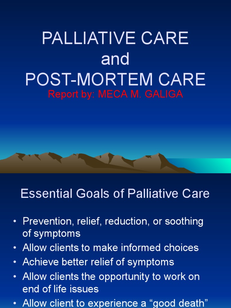 Providing Compassionate End-of-Life Care: A Holistic Approach to ...