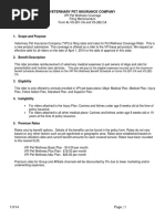 Pet Insurance Claim Submission Form | PDF | Medicine | Health Care