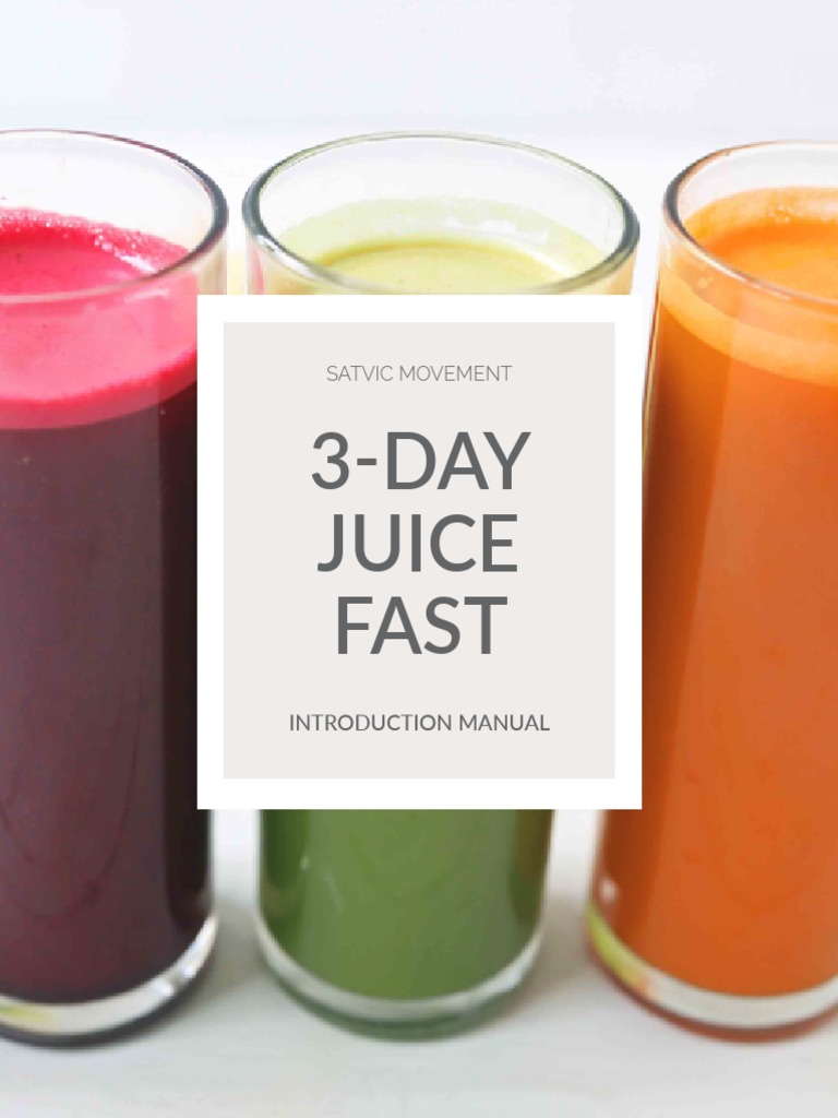 Juice Fasting Guidelines 5 | PDF | Diet & Nutrition | Juice