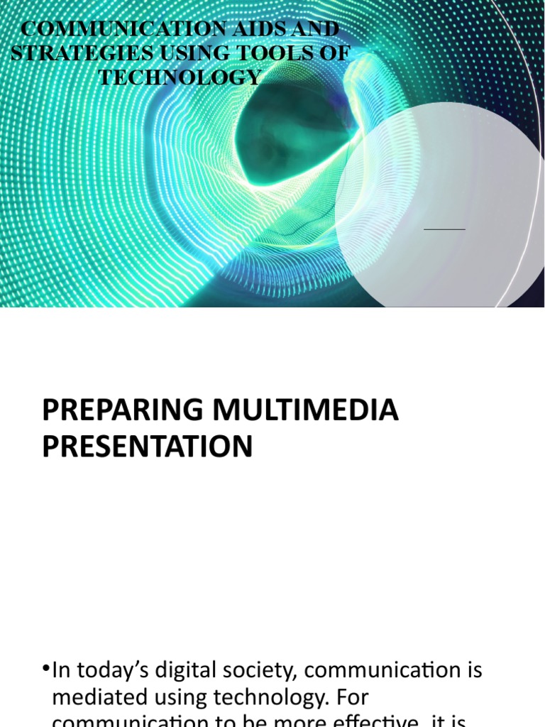 Communication Strategies with Technology | PDF | Multimedia | Communication