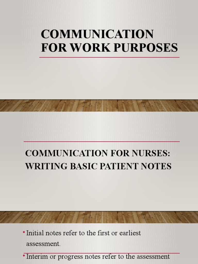 3-23-2021 Communication-For-Work-Purposes | PDF | Storytelling ...