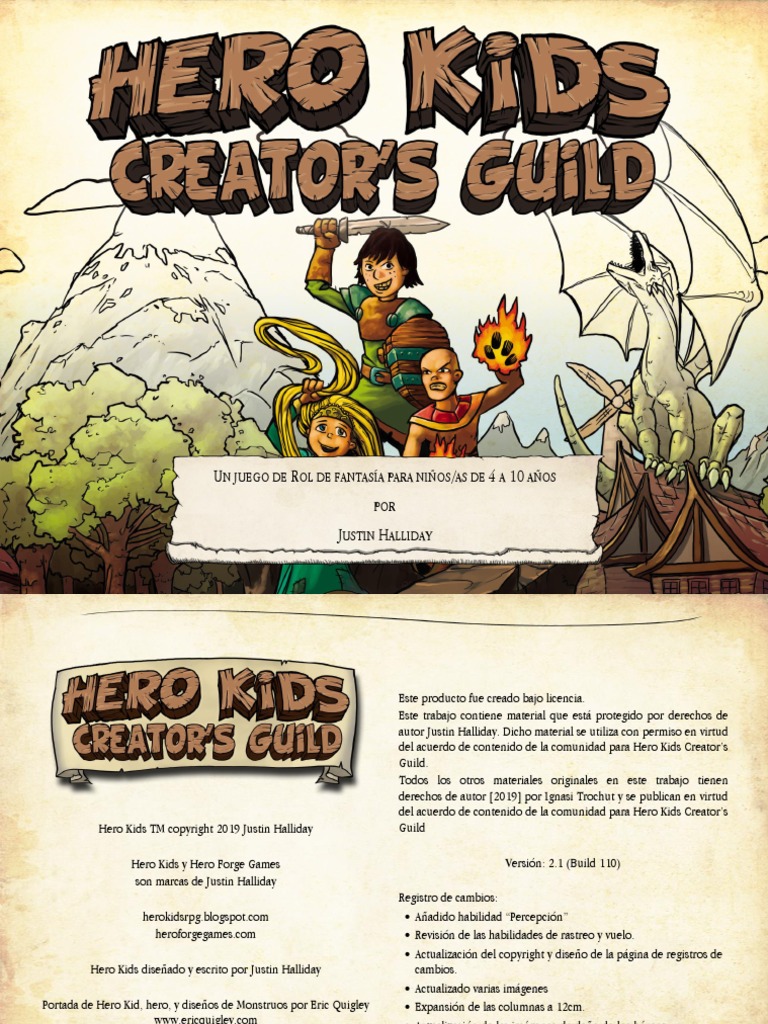Hero Kids Manual | PDF | Juegos de rol
