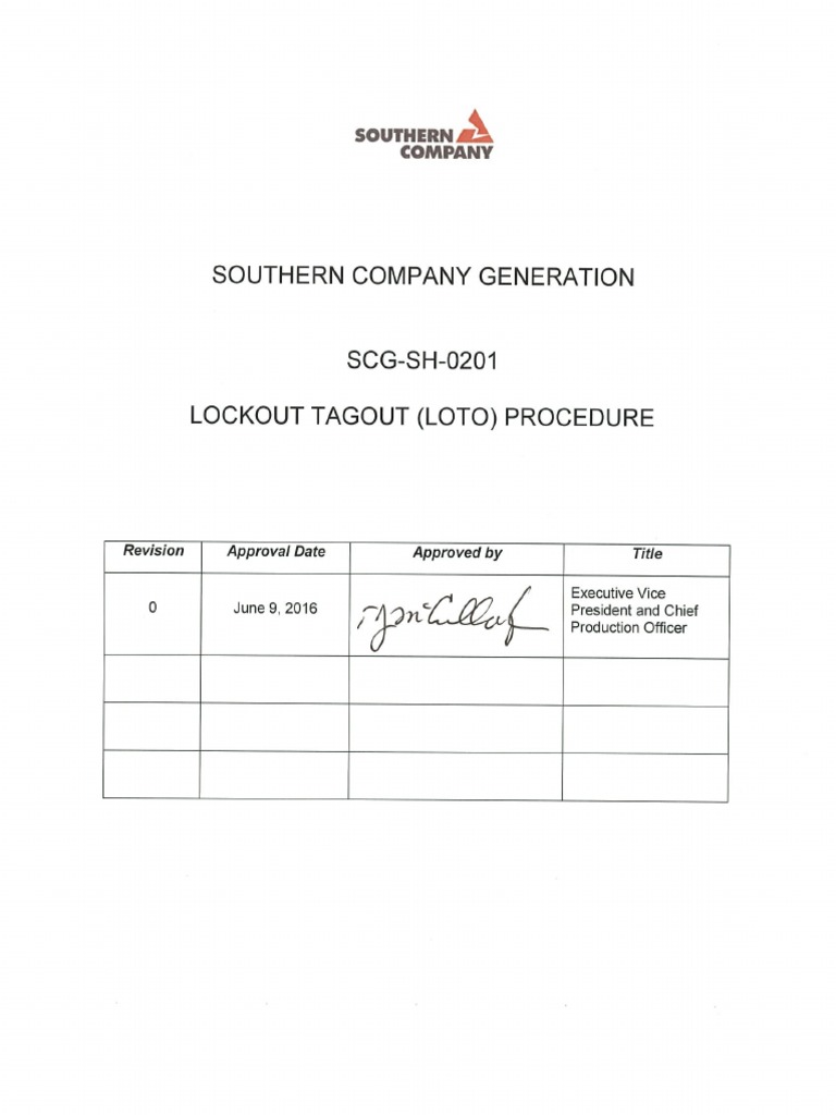 LOTO Procedure Overview and Guidelines | PDF | Electrical Engineering