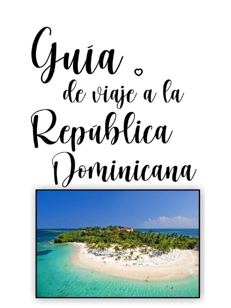 Guía Turística, Ámbar Reyes . | PDF | caribe