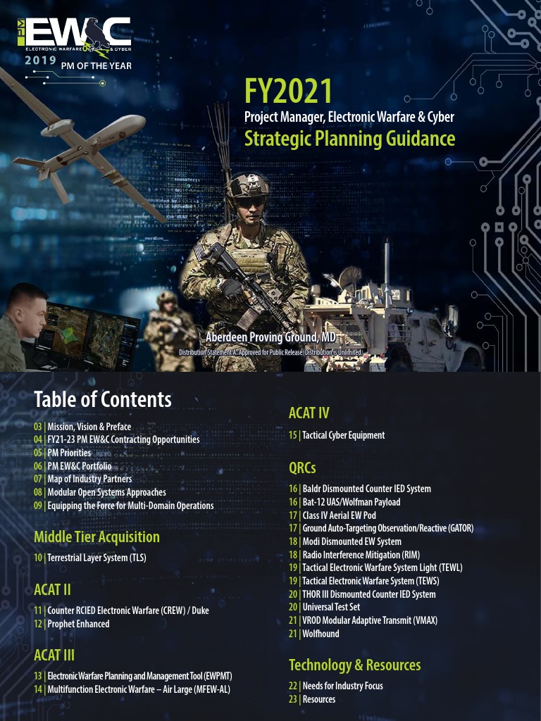 PM EWC FY21 Strategic Planning Guidance With Industry | PDF ...