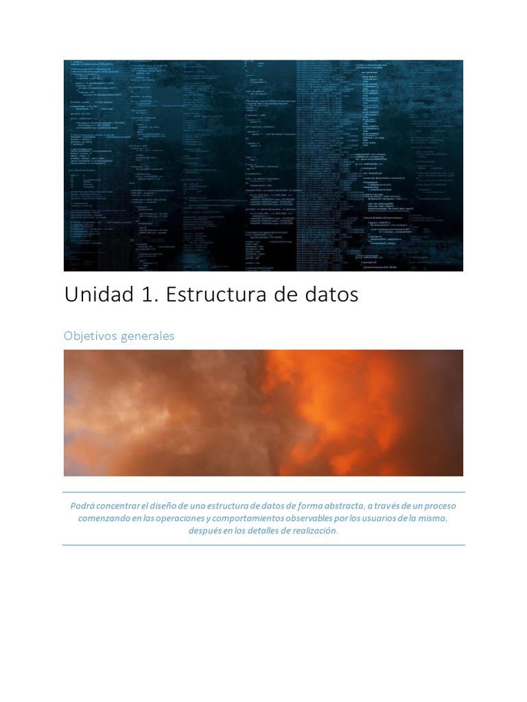 Unidad 1. Estructura de Datos | PDF | Transporte | Coche