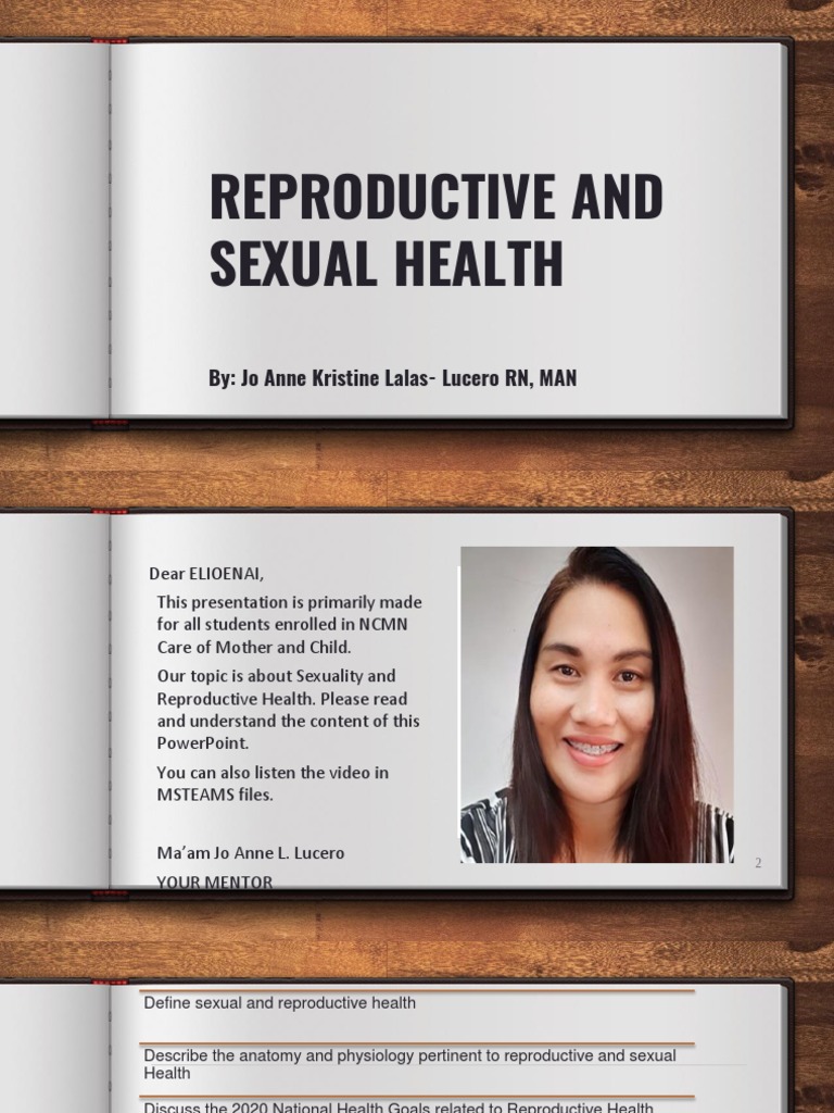 Sexuality and Reproductive Health Handout | PDF | Menstrual Cycle | Labia