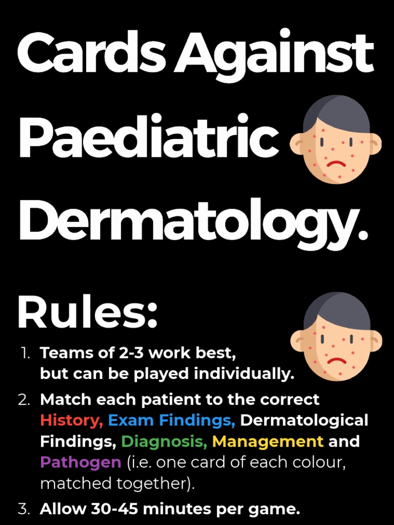 Cards+Against+Paediatric+Dermatology+-+Vickie+Wells+&+Emma+Buxton+ (v1 ...