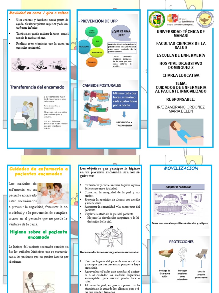 Paciente Inmovilizado | PDF | Enfermería | Enfermedades y trastornos