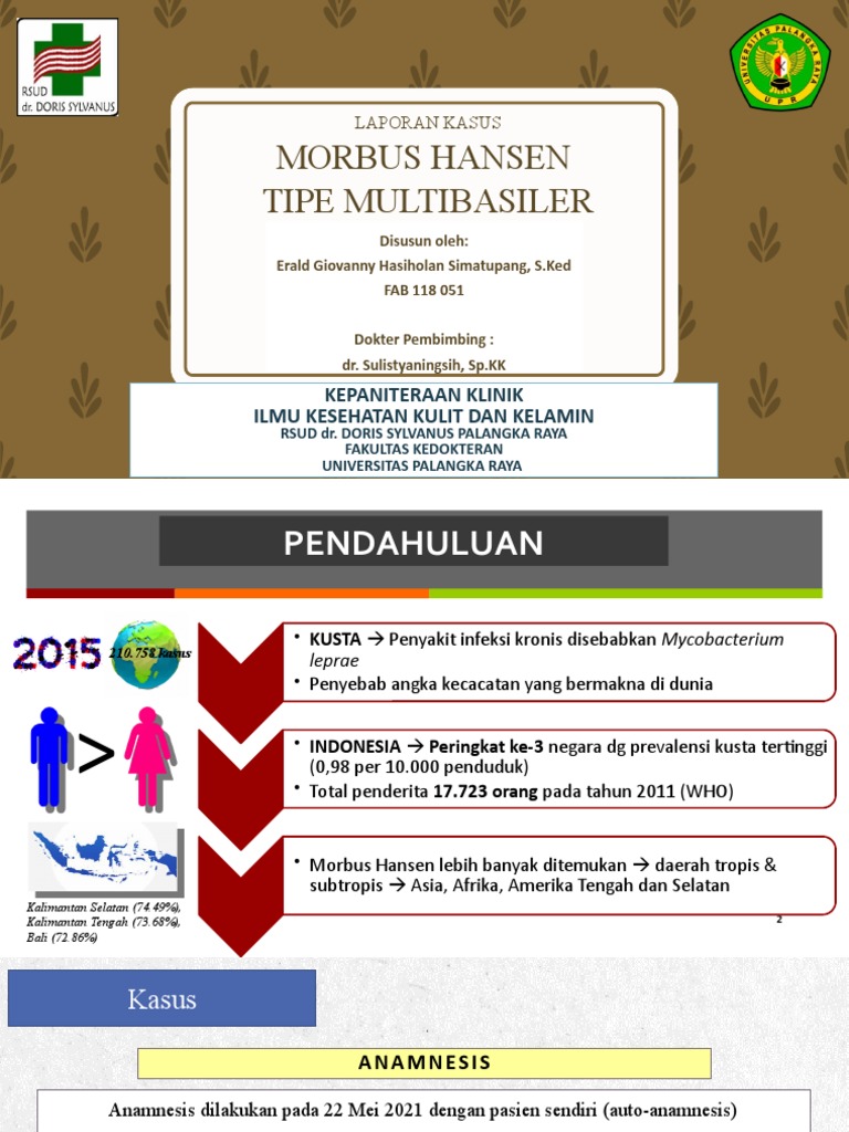 Laporan Kasus Morbus Hansen Tipe Multibasiler | PDF