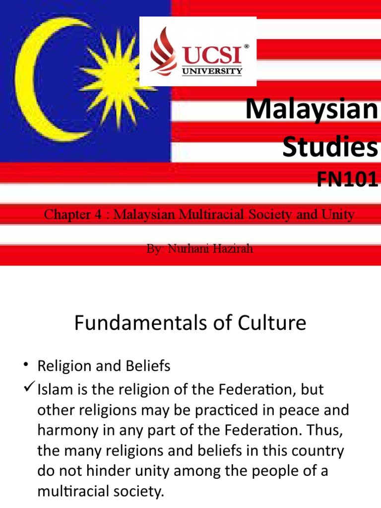 Malaysian Multiracial Society and Unity | PDF | Malaysia
