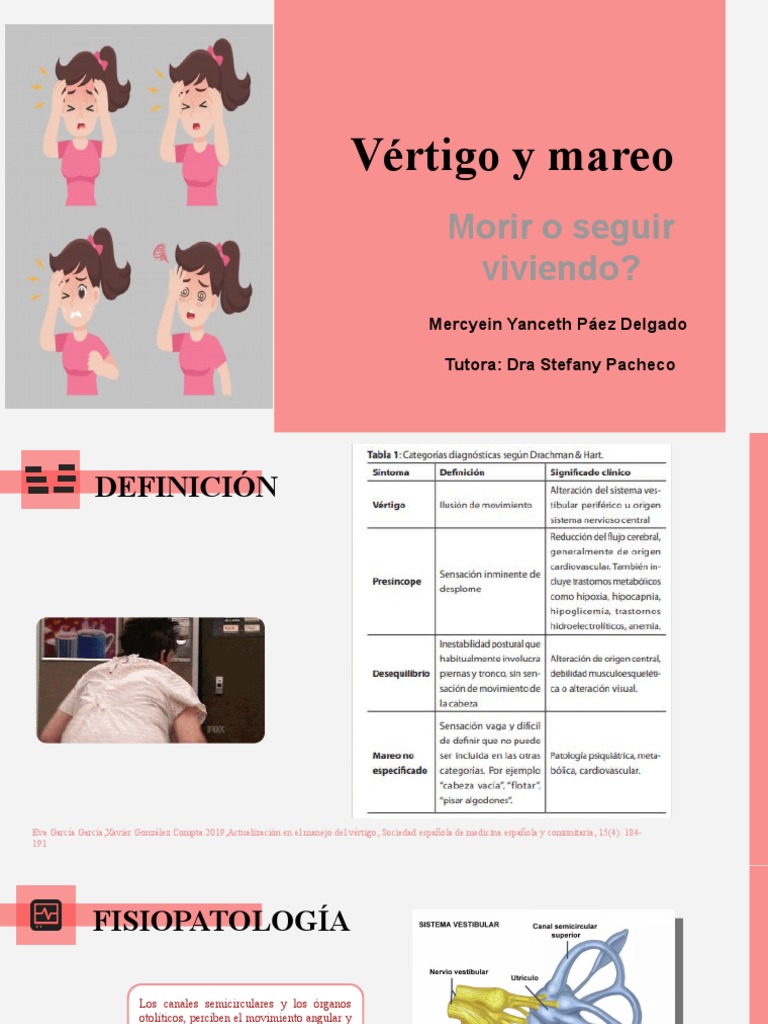 Mareo y Vertigo Definitivo | PDF | Vértigo | Especialidades Medicas