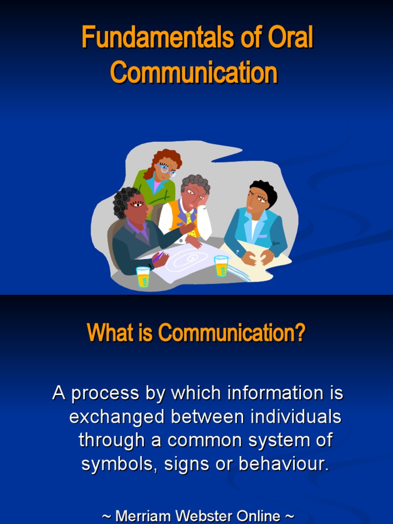Essentials of Oral Communication Skills | PDF | Communication | Speech