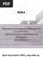 Paggamit NG Wika Sa Radyo at Telebisyon | PDF