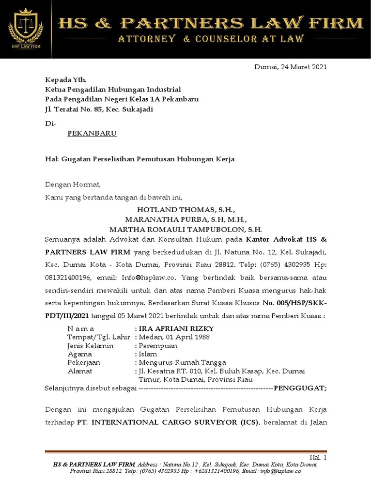 Gugatan Phi Terbaru | PDF