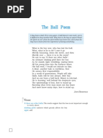 The Ball Poem Mind Map | PDF