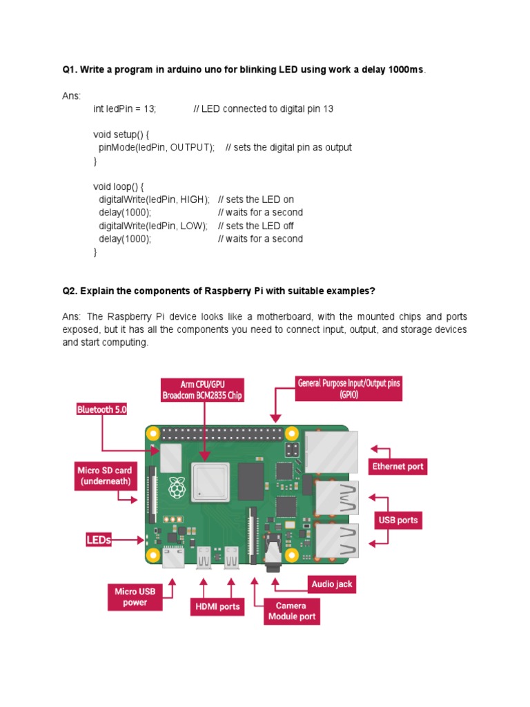 IoT Experiment | PDF | Internet Of Things | Raspberry Pi