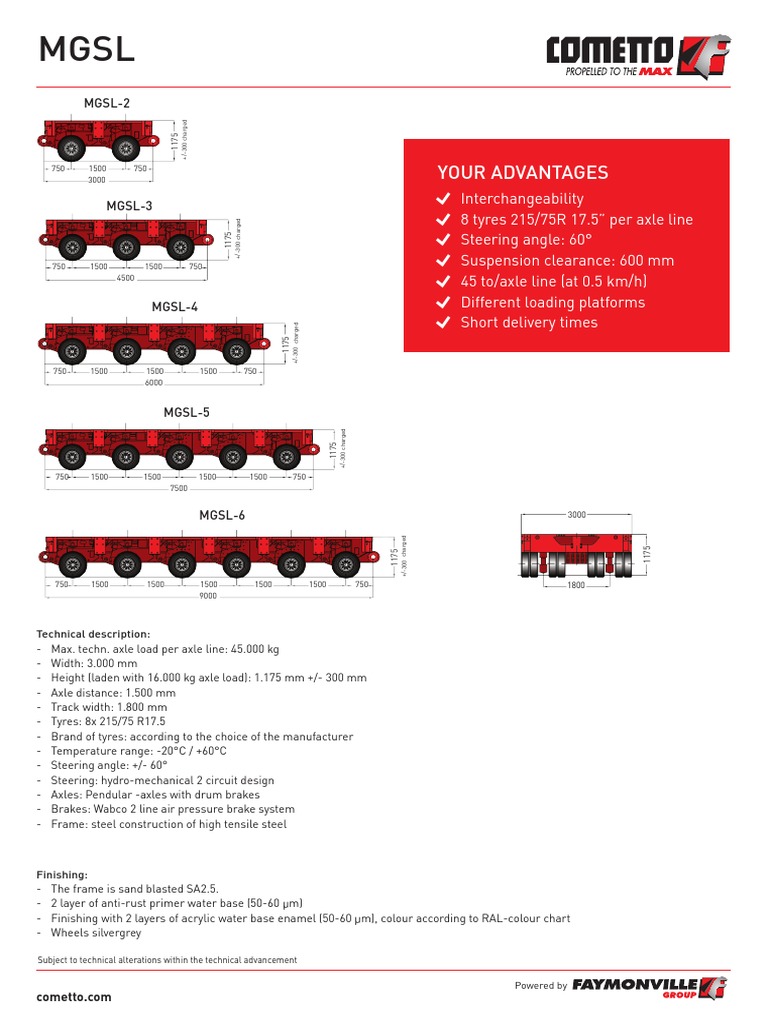 COM - Data Sheet - MGSL - EN - A4 - 4c | PDF | Vehicles | Vehicle ...