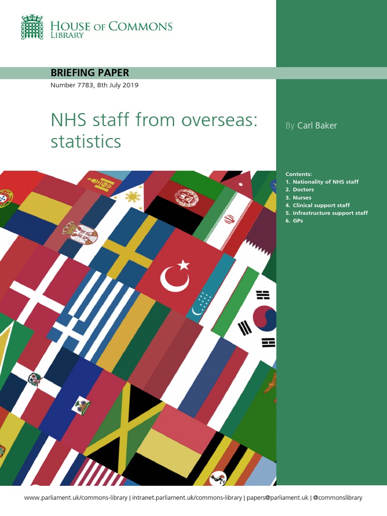NHS Staff From Overseas: Statistics: Briefing Paper | PDF | National ...