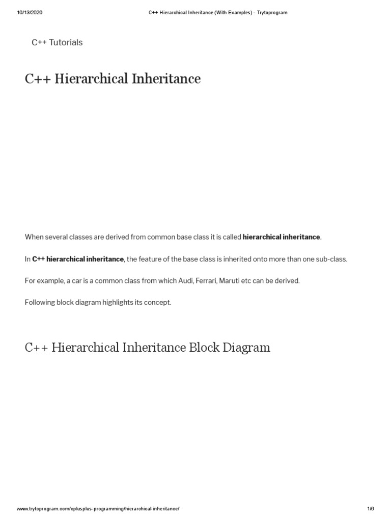 C Inheritance 5 Pdf Inheritance Object Oriented Programming C 3344