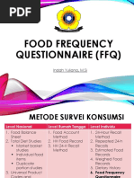 Food Choice Questionnaire Scoring Key | PDF | Foods | Nutrition