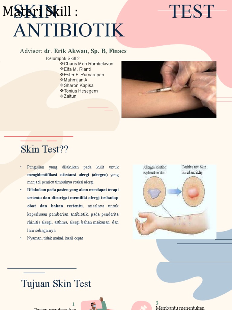 Kelompok 2 Skill Skin Test | PDF | Kesehatan Holistik