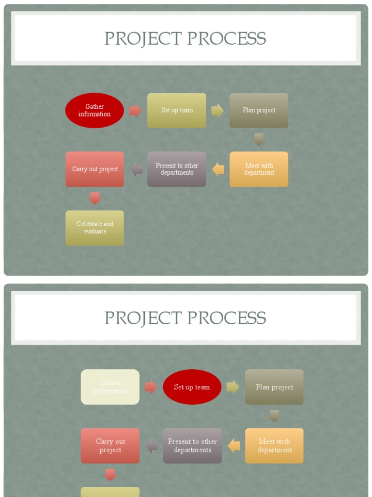 Project Process: Gather Information Set Up Team Plan Project | PDF