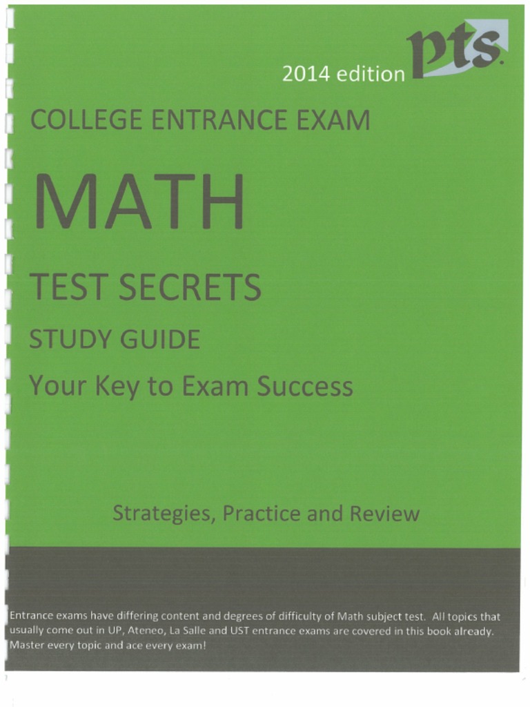 CET Reviewer Math | PDF