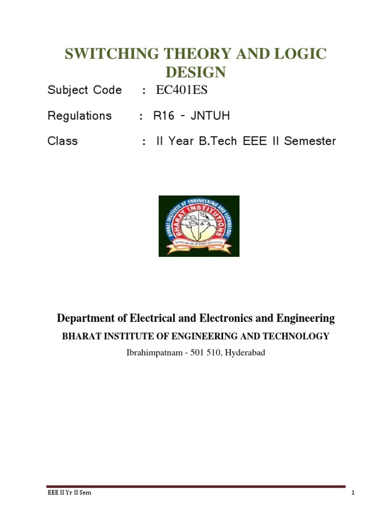 Ii-Ii STLD | PDF | Logic Gate | Electronic Circuits