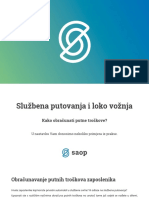 Putni Nalog - Primjer 2023. | PDF