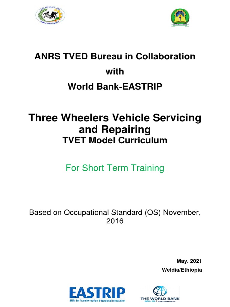 Three Wheeler's Servicing and Maintenance | PDF | Test (Assessment ...