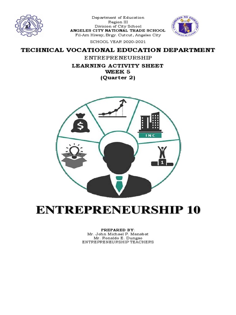 ENTREP10 MODULES-Quarter2-Week5-9 | PDF | Debits And Credits | Income ...