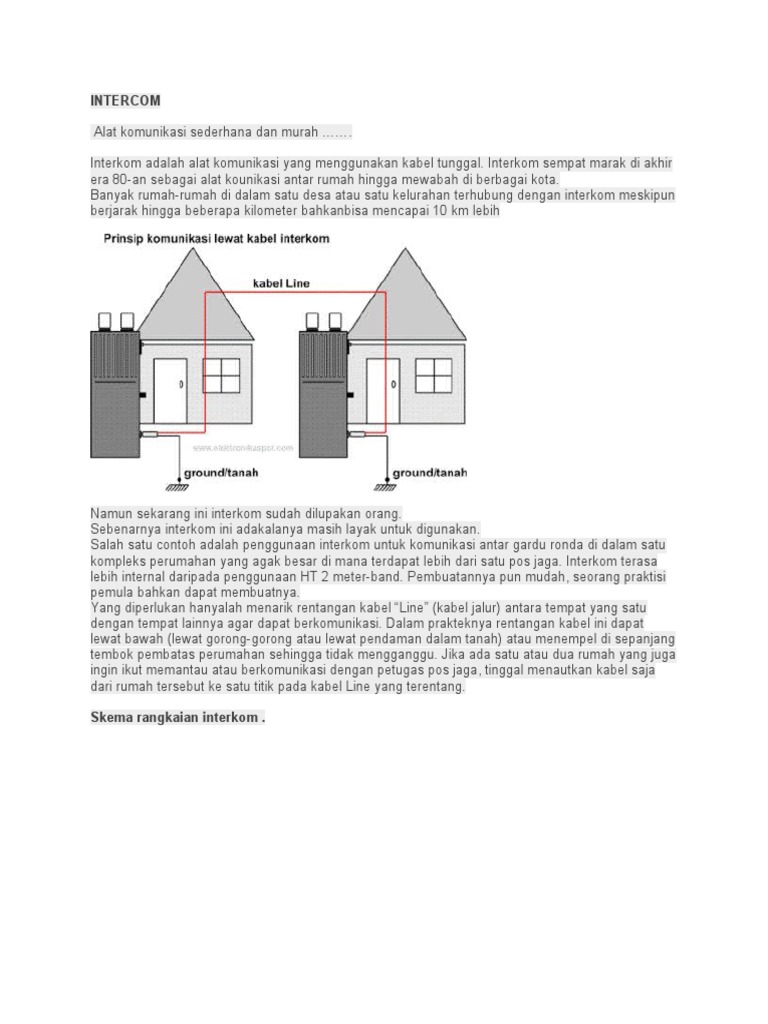Pertemuan 5. INTERCOM SBG Dasar Telepon | PDF