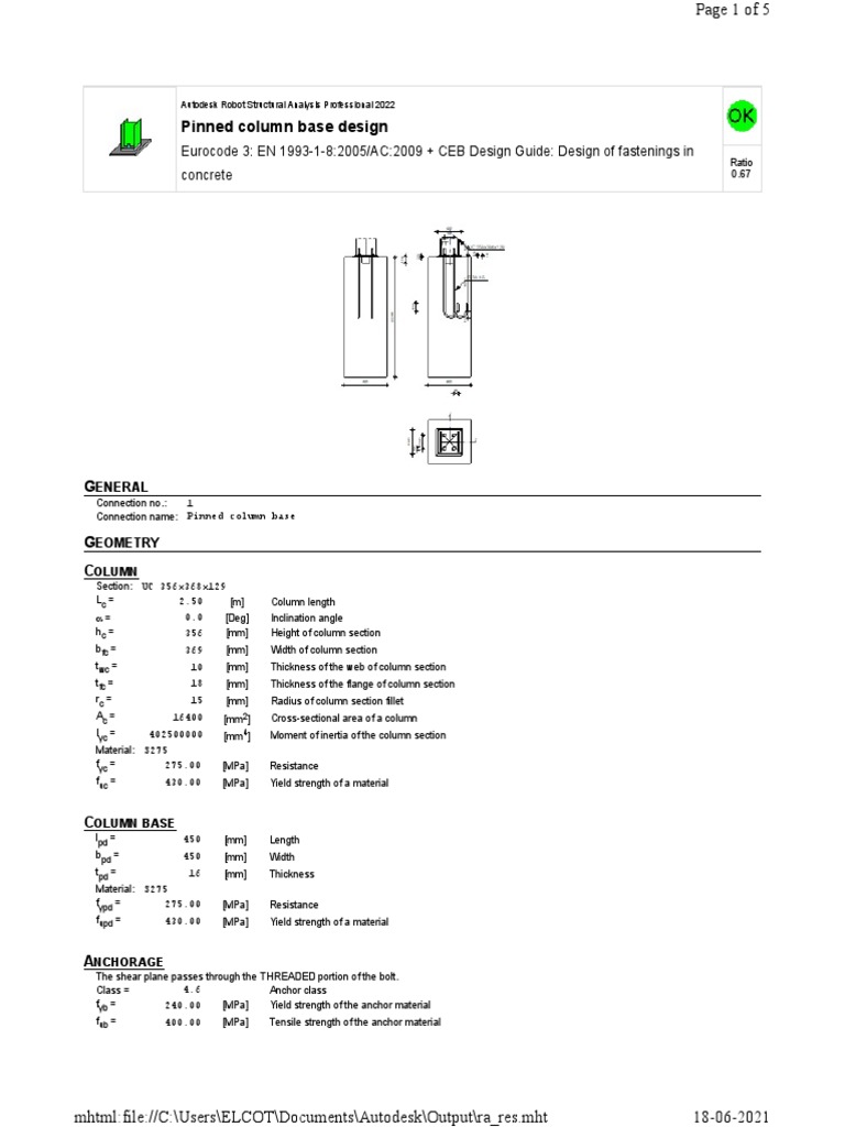 Eurocode 3: EN 1993-1-8:2005/AC:2009 + CEB Design Guide: Design of ...