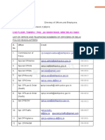 Delhi Police Stations Directory by District | PDF | Delhi