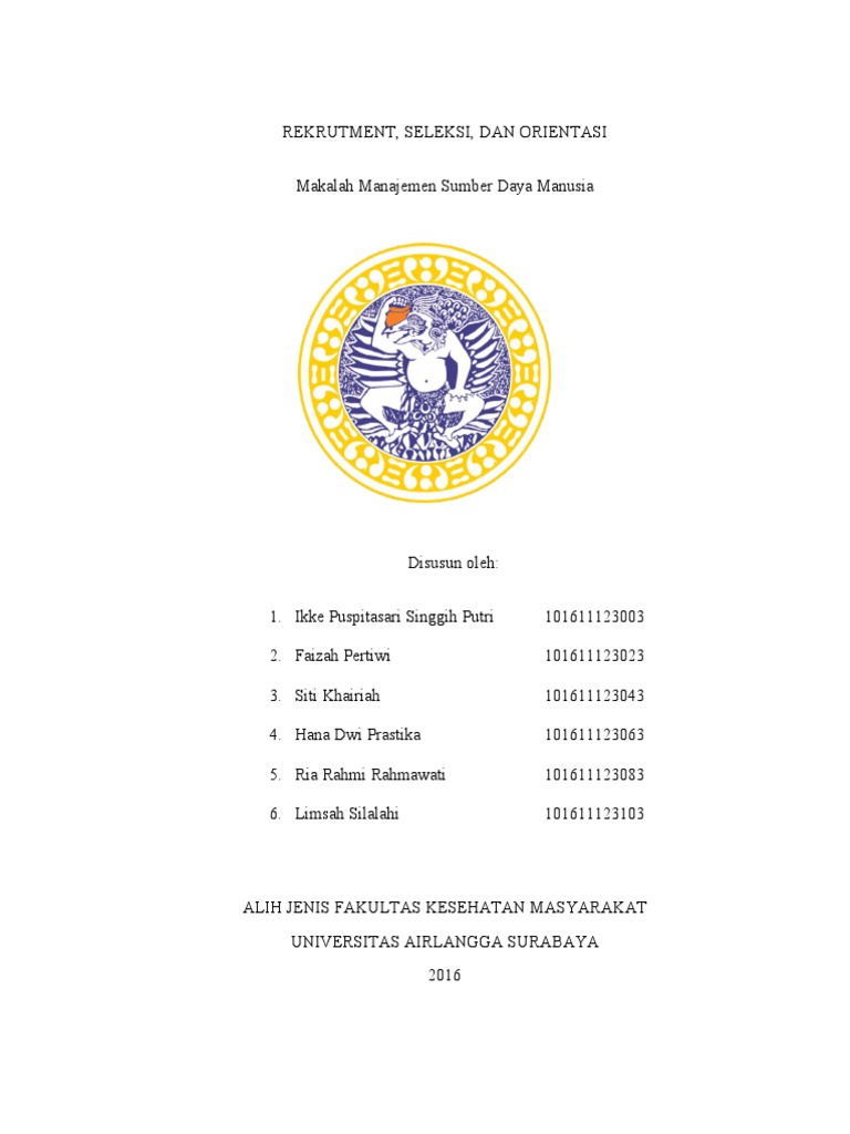 MSDM Kel - 2 Rekuitmen, Seleksi Dan Orientasi | PDF