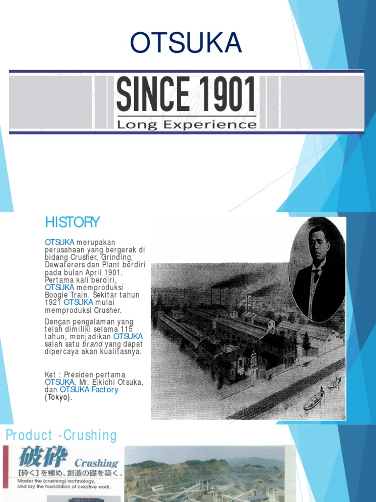 OTSUKA's History and Products | PDF