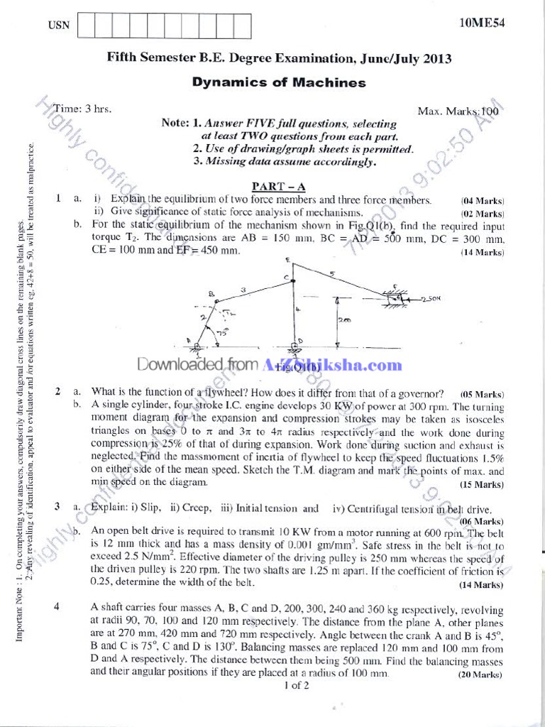 Vtu QP Dom 2013 | PDF