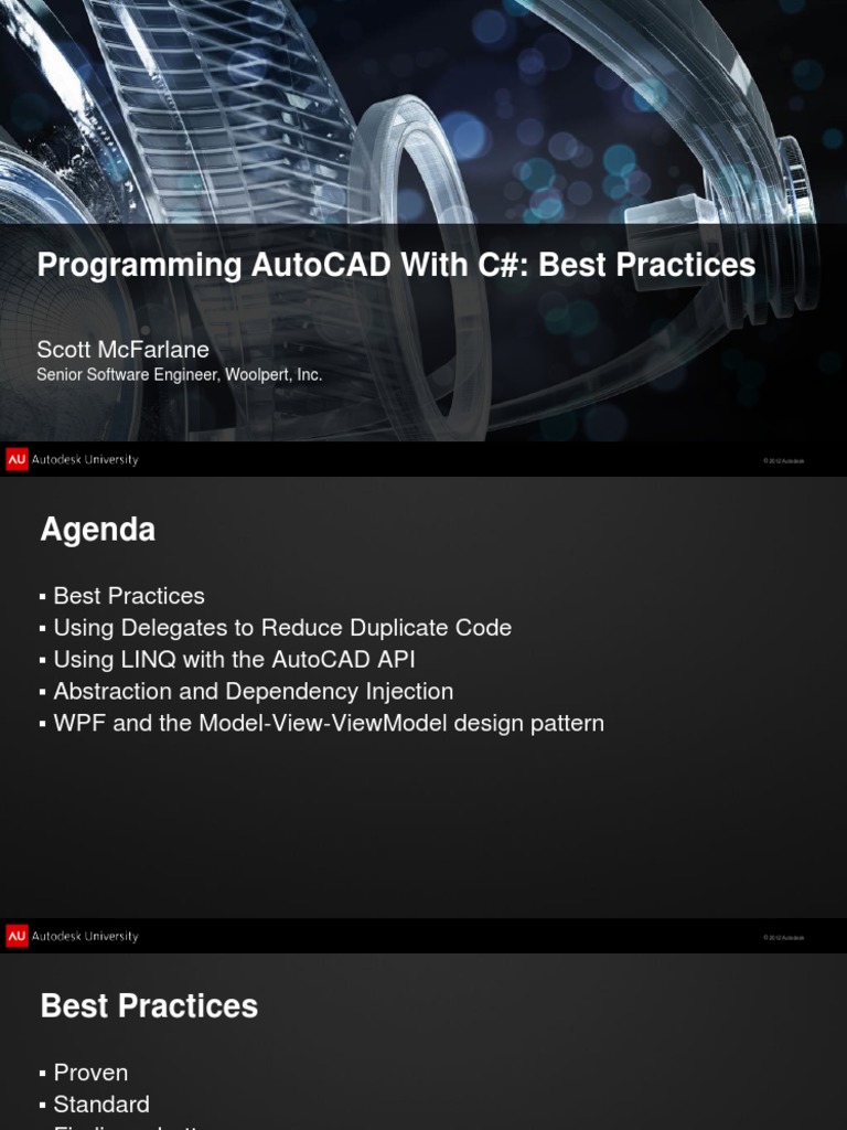 Programming AutoCAD With C# - Best Practices | PDF | Extensible Application Markup Language ...
