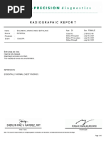 CT Scan Result Sample Template | PDF | Radiology | Ct Scan