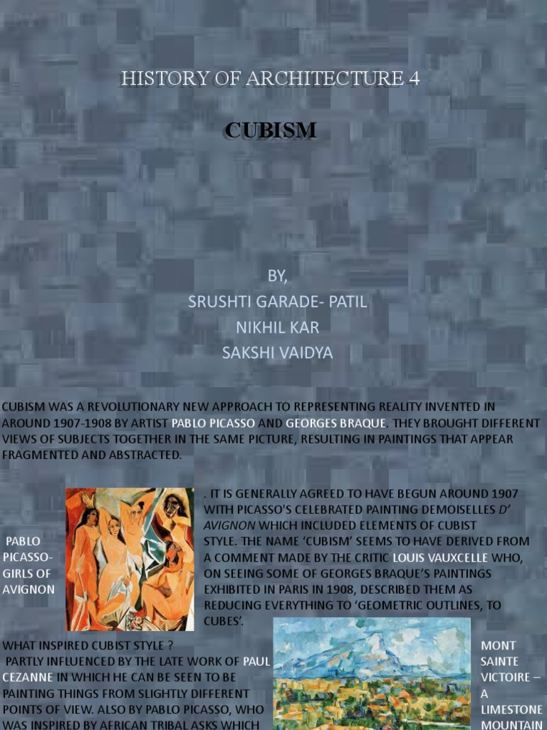 CUBISM | PDF | Cubism | Pablo Picasso