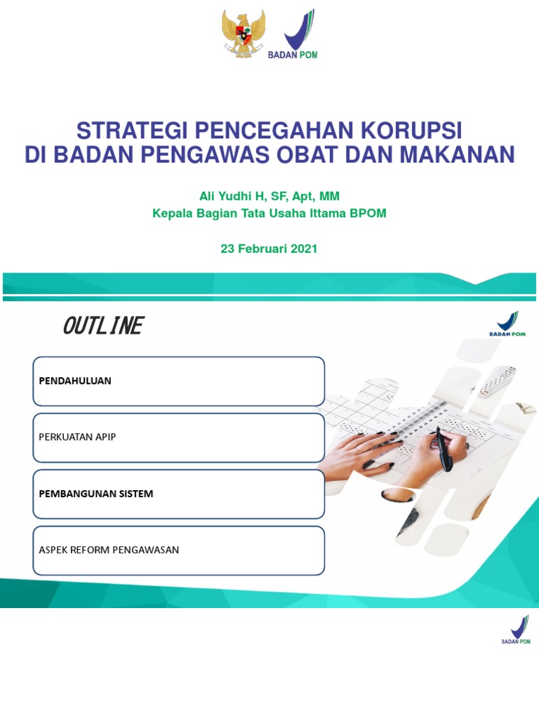 SESI III - Strategi Pencegahan Korupsi BPOM | PDF